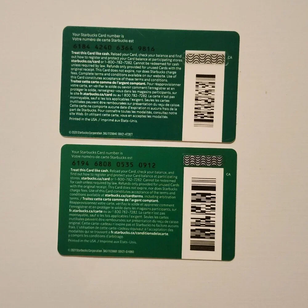 Starbucks | Accents | Cute Starbucks Gift Cards Thank You Theme 220202 ...
